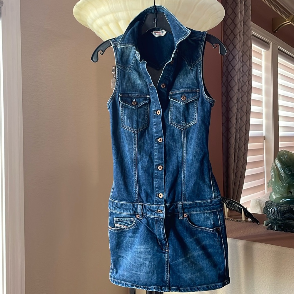 Beautiful Super Cute Diesel Mini Jeans Dress. - Gem
